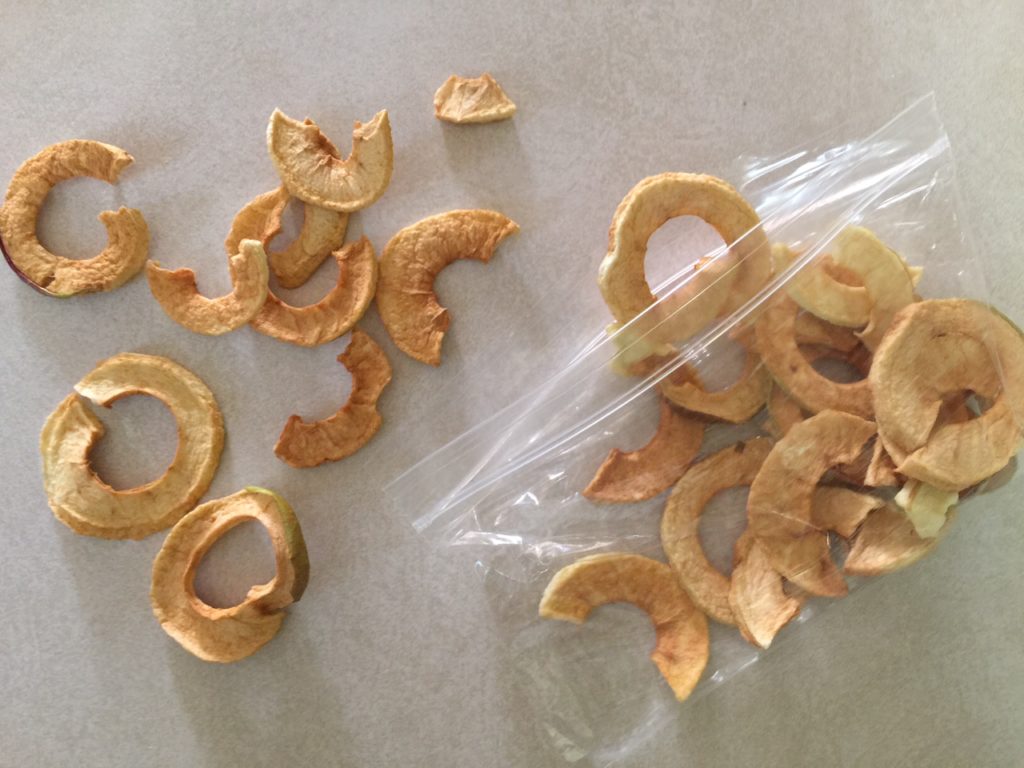 Dehydrating Apples to store or to use as a Healthy Snack | Heather Earles